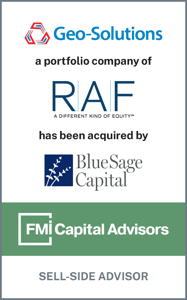 FMI Advises Geo-Solutions in Sale to Blue Sage Capital | FMI Corp